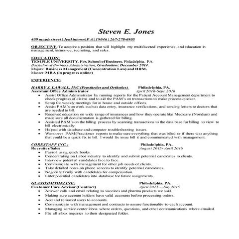 9-7-16 Resume (updated) | PDF