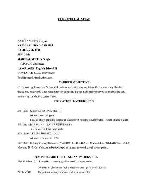 JACK CV updated | PDF