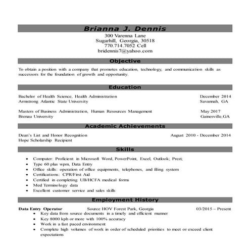 Brianna Dennis Resume 2015-162 | DOCX