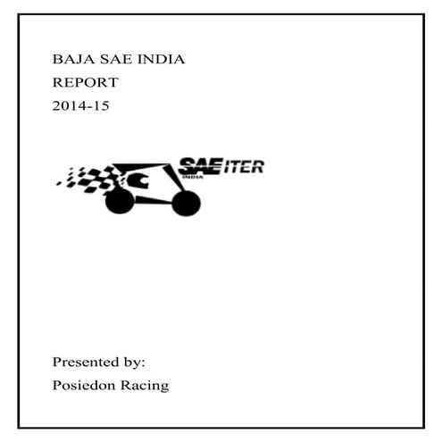 Baja sae india suspension design | PDF