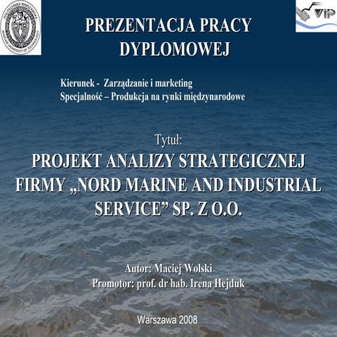 Prezentacja Maciej Wolski | PPT