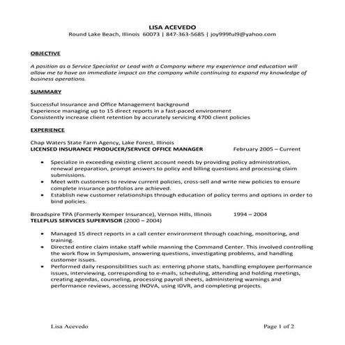 Lisa Acevedo resume for LINKEDIN | DOC