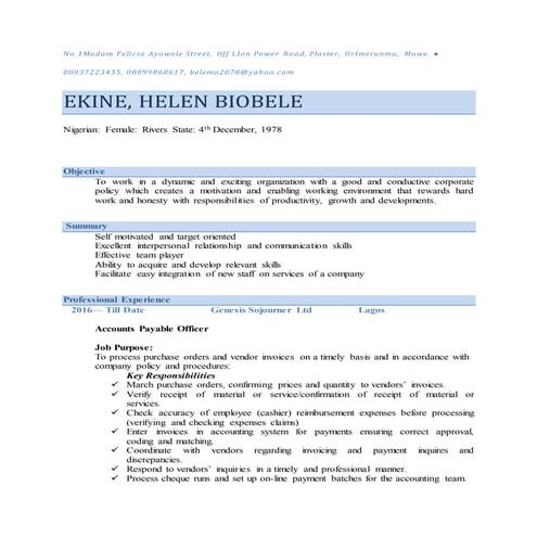 Resume2[2] | PDF