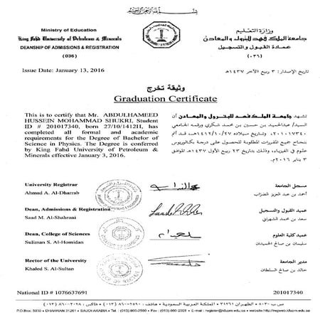 Graduation Certificate & Transcript | PDF | Graduation | Personal ...
