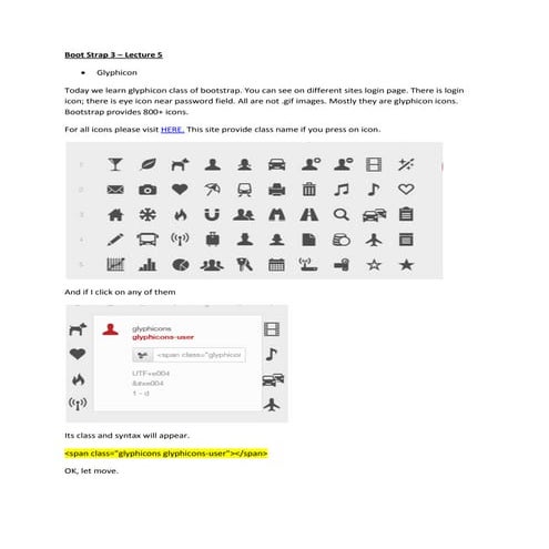 Bootstrap 3 Lecture 5 | PDF