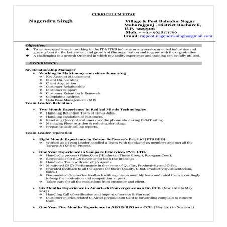 NAGENDRA Resume 2 (5) | DOC