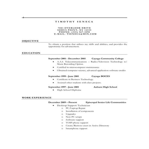 Resume - Joel Schad