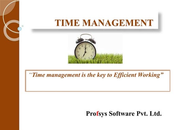 Time management for students | PPT