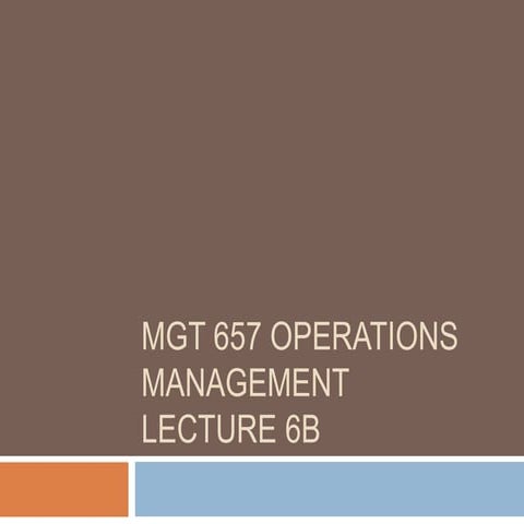 Constraint Management, operations management.ppt
