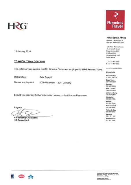 Anaprop Work Certificate | PDF