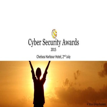 Cyber security awards | PPT