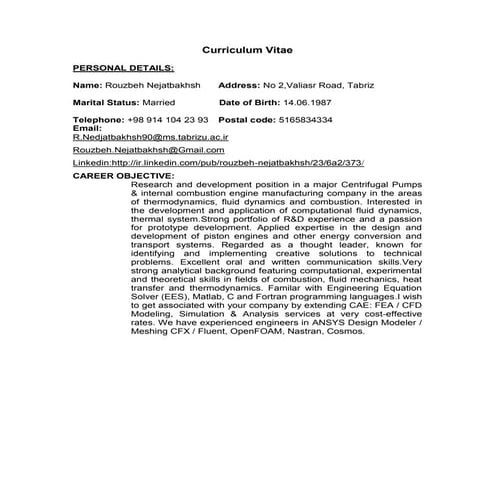 Ali Ghavami_CV | PDF