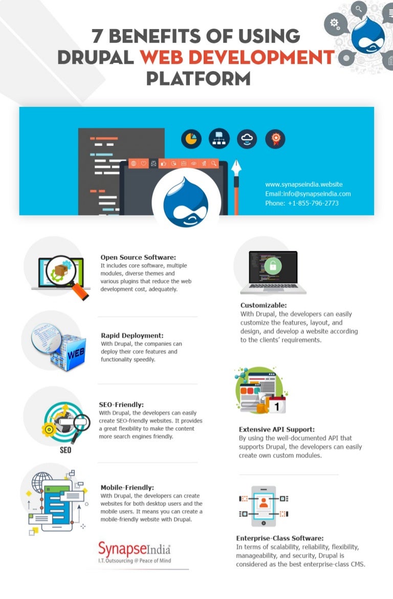 7 Benefits Of Using Drupal Web Development Platform