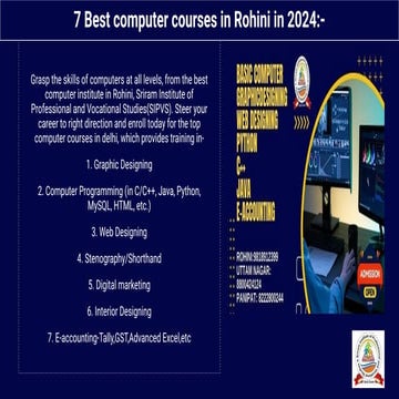 7 Best computer courses in Rohini in 2024 | PDF