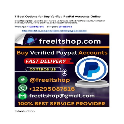 Leading Platforms for Verified Revolut Accounts Online.docx