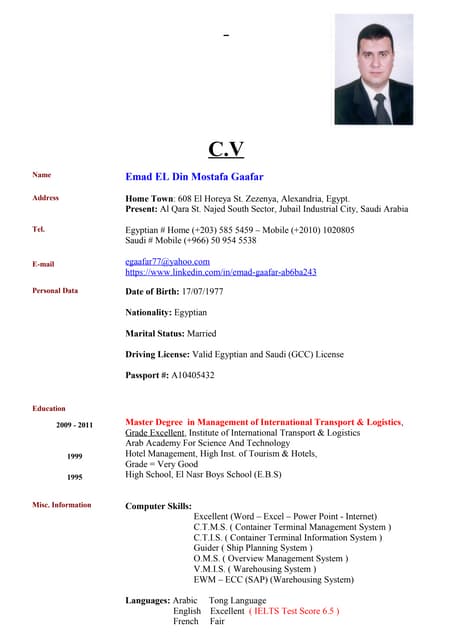 QM -CV (Autosaved) | PDF