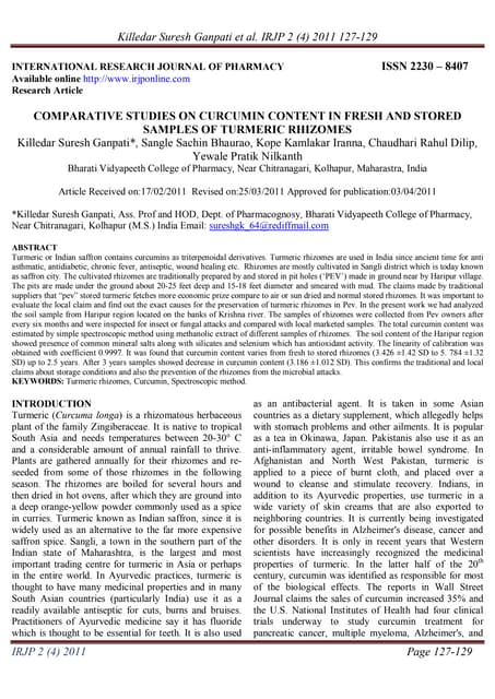 Detection of adulteration in turmeric and chilli powder | PPTX ...