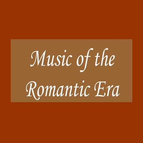7b l romantic_music | PPT