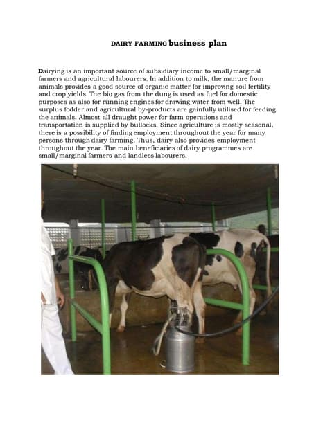 Project proposal designing for dairy and meat processing plant by Geeta ...