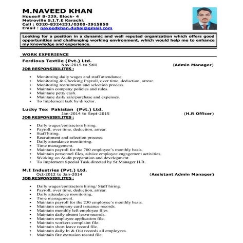 M.NAVEED KHAN 2015 | PDF