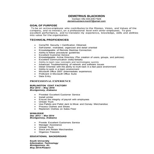EricDowningResume2015 | PDF