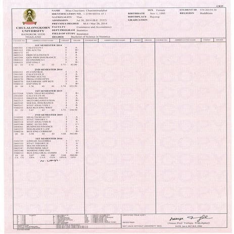 Transcript 2016 | PDF