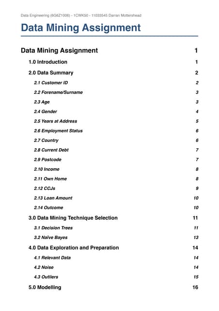 Data mining test notes (back) | PDF