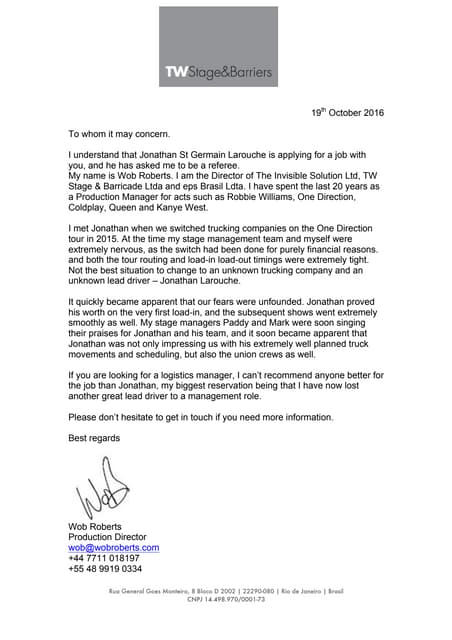 Word business letter label | DOCX