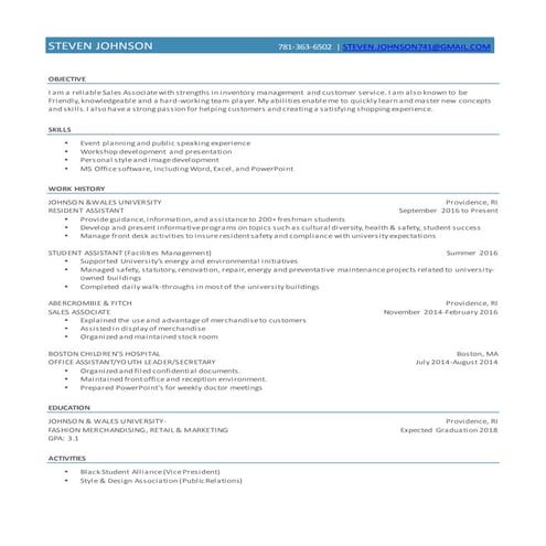 Resume Jacob Johnson | DOCX