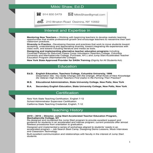 ResumeComprehensivePDF | PDF