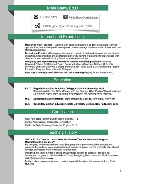 Megan Dunning Resume | PDF