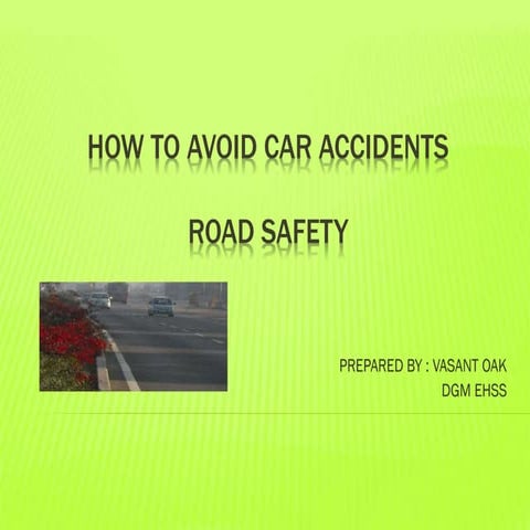 Road Safety 3 | PPT