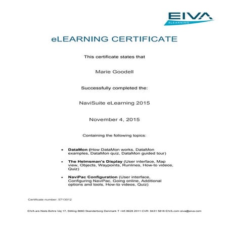 eiva-certificate | PDF | Technology & Computing