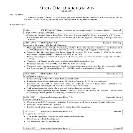ozgurbariskan resume | DOC