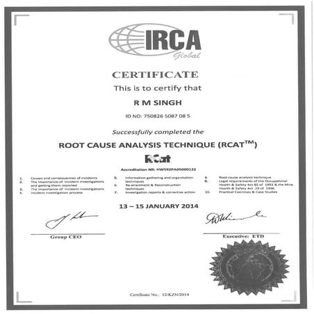 Irca certs | PDF
