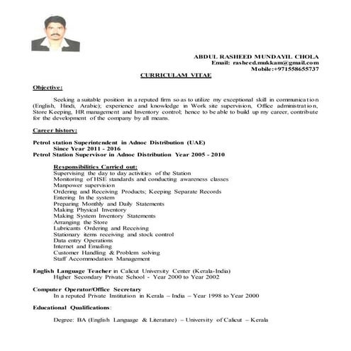 Amin El Attar's CV | DOCX