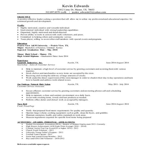 Travis Darling Resume | DOCX