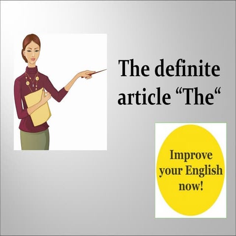 The definite article "The" | PPT