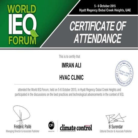 IEQ-Certificate | PDF