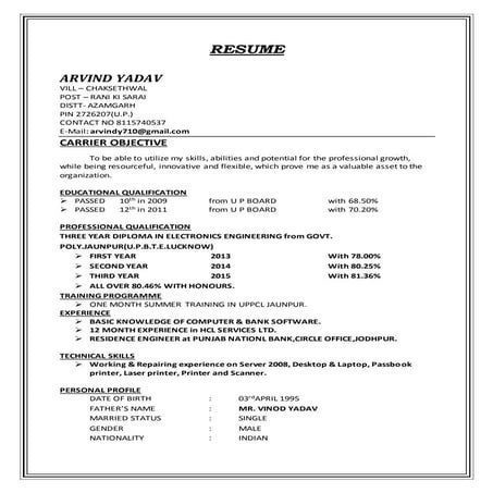 arvind cv (1) (1) | PDF