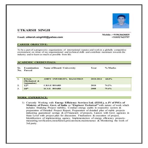 Utkarsh_Resume | DOCX