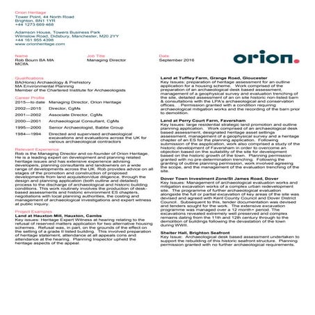 Shaun Mackey CV | DOCX