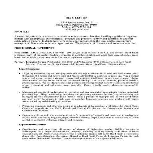 2-3-16 Lefton CV | PDF