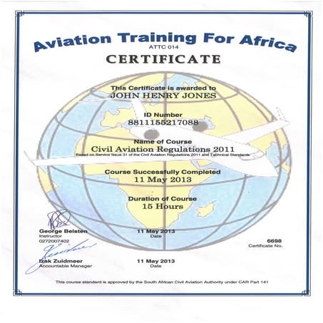 CIVIL AVIATION REGULATIONS | PDF