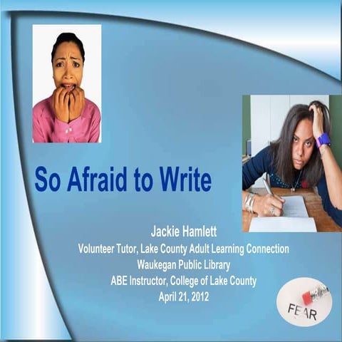 So Afraid to Write | PDF
