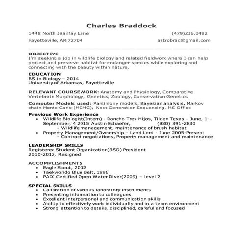 Brad B(RESUME) | DOCX