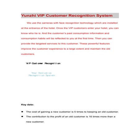VIP Customer Recognition System 2016 | DOC