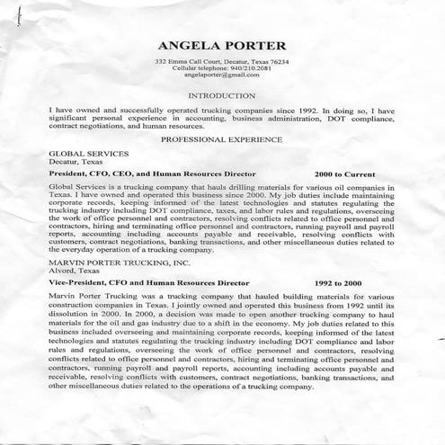 angie resume | PDF