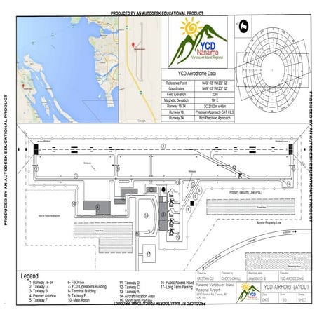 YCD Airside Final-Layout | PDF | Air Travel | Travel Type