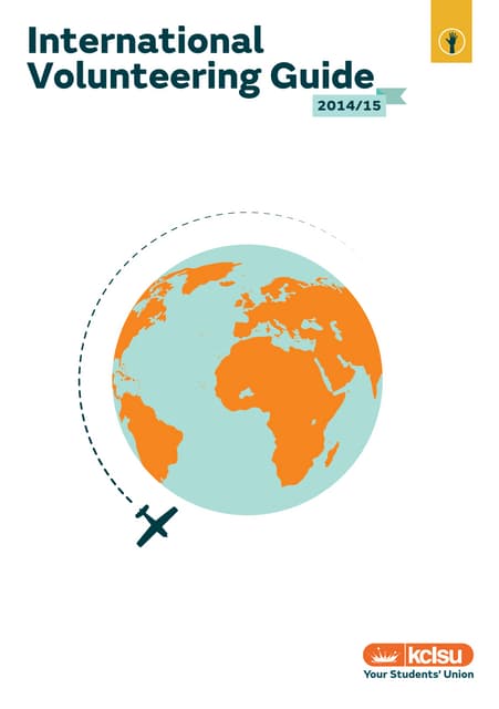 Volunteering abroad options | PPT | Business | Business and Finance